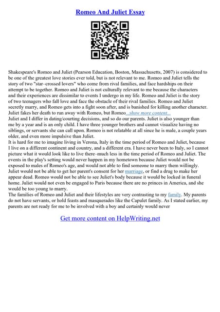 Romeo & Juliet, Act 4, Scene 1 | PPT