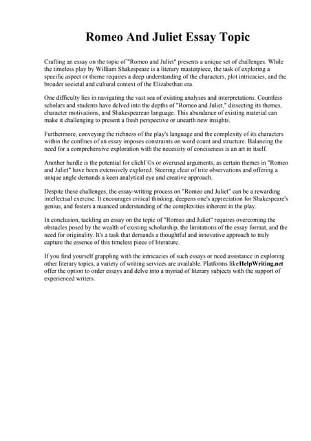 Romeo And Juliet Balcony Scene Essay.pdf | Fiction | Books and Literature