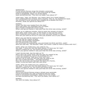 Romeo and juliet lyrics | DOC