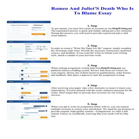 Romeo And JulietS Death Who Is To Blame Essay | PDF