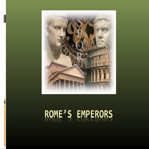 Bad Emperors Of Rome Powerpoint Who Were The Romans? KS3 History