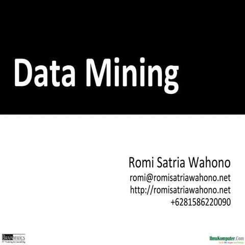 Data mining | PPTX
