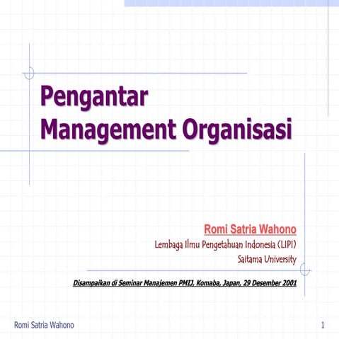 Romi Managementorganisasi Ppt
