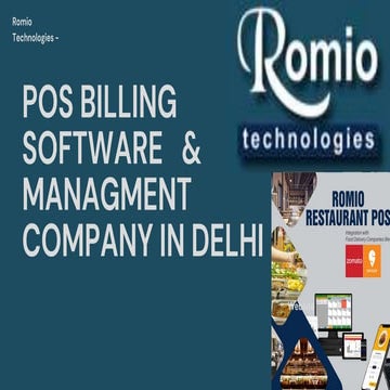 Romiotech POS Billing Software | PPTX