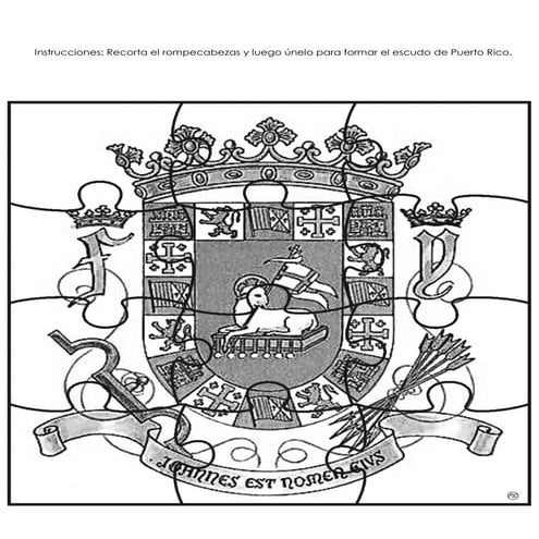 Rompecabeza escudo de puerto rico | PDF
