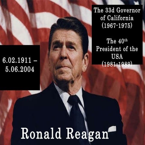 Ronald reagan | PPT