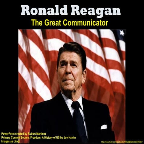 Ronald reagan | PPTX