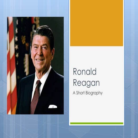 Ronald reagan biography | PPTX