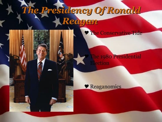 Ronald reagan | PPTX