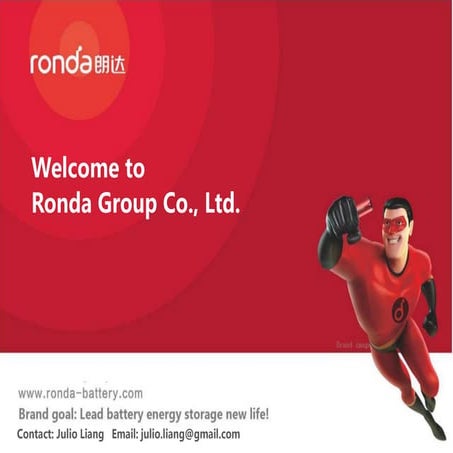 Ronda battery ppt 2015.9 | PPTX