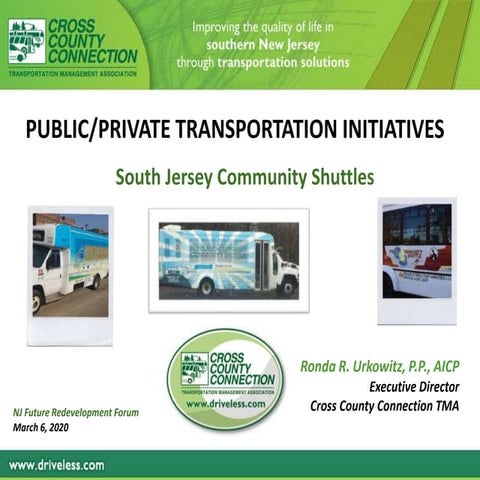 NJ Future Redevelopment Forum 2020 - Urkowitz | PPT