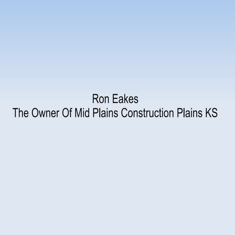 Ron eakes | PPT
