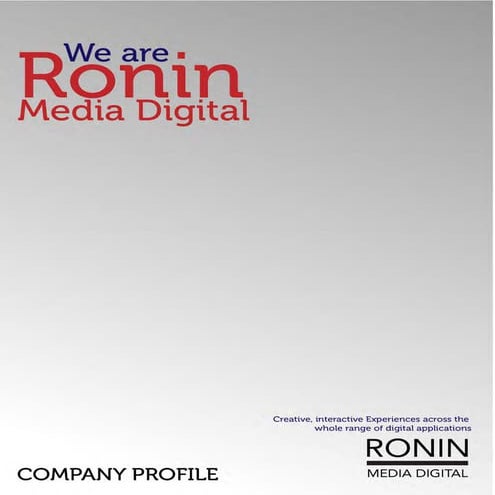 Ronin Media Digital Credentials | PDF