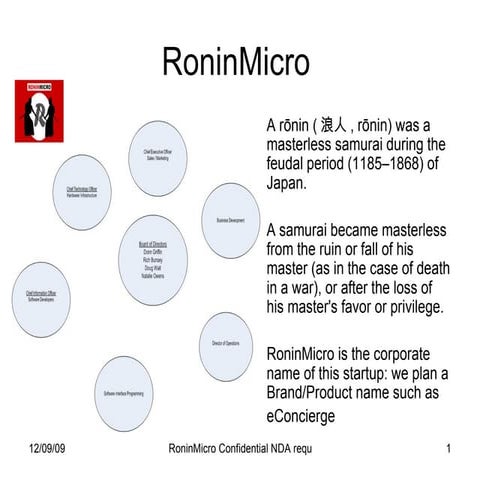 Ronin Pro Bono | PPT