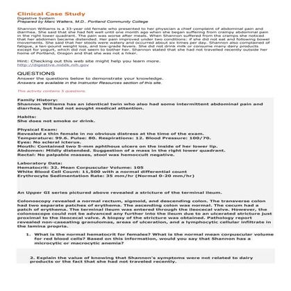 Ronnie Clinical Case Study