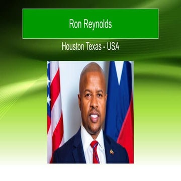 Ron Reynolds | Houston Texas - United States of America | PPT