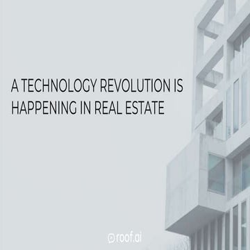 Roof - Real Estate's "Best Sales Pitch" | PPTX