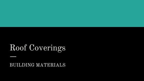 Slides presentation roofing materials | PPTX | Home Improvement | Home ...