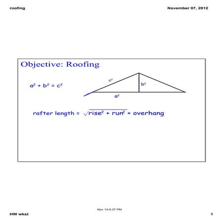 Roofing notes | PDF