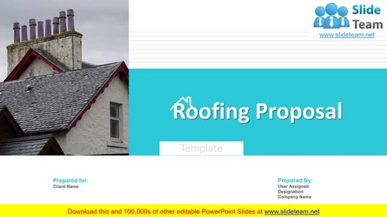 Commercial Roofing Proposal PowerPoint Presentation Slides | PPT