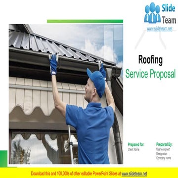 Roofing Service Proposal PowerPoint Presentation Slides | PPT