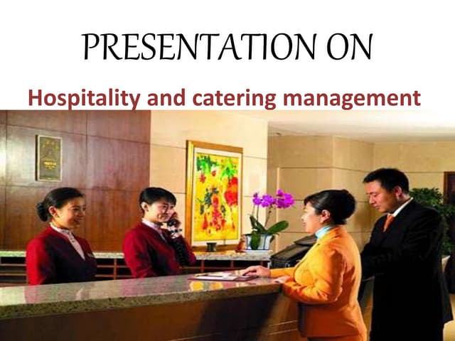Food and beverage outlets in Hospitality industry | PPTX