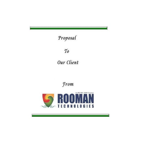 Rooman Proposal | PDF