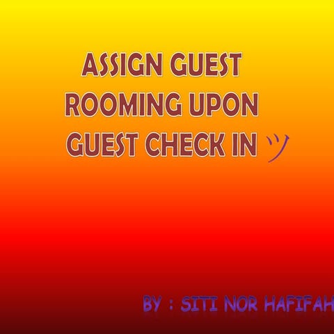 Rooming | PPT