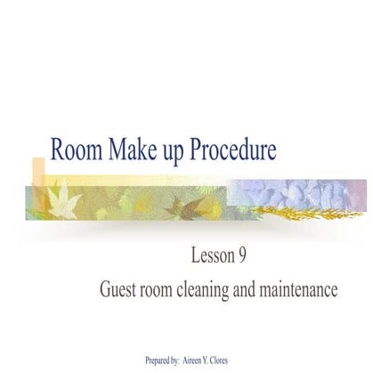 HOUSEKEEPING make bed.pptx