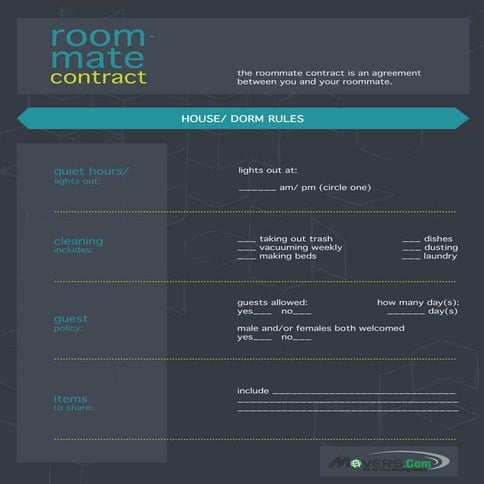 Roommate Contract | PDF