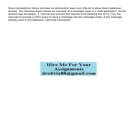 Room persistence library provides an abstraction layer over .pdf