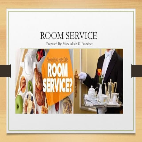 Sequence of Service Room Service | PPT