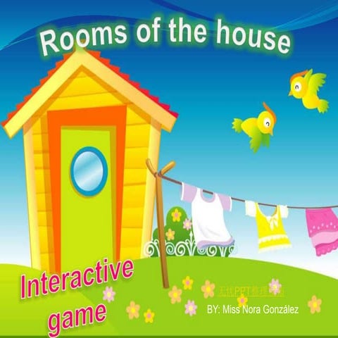 Rooms of the house interactive game | PPSX