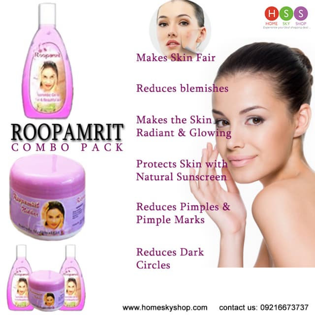 Roopamrit- Skin Lightening Product | PDF | Skin and Dermatology ...