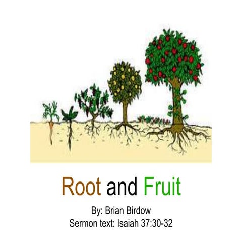 Root and Fruit (Isaiah) | PPTX