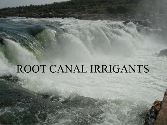 Root Canal Irrigation During Endodontic Treatment | PPTX