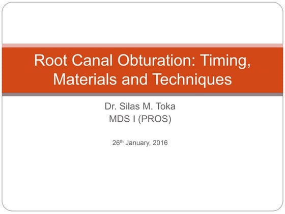 Root canal preparation techniques _ endodontic treatment | PPTX | Oral ...