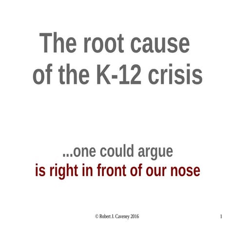 The one possible solution to the school system crisis | PDF | Homework ...