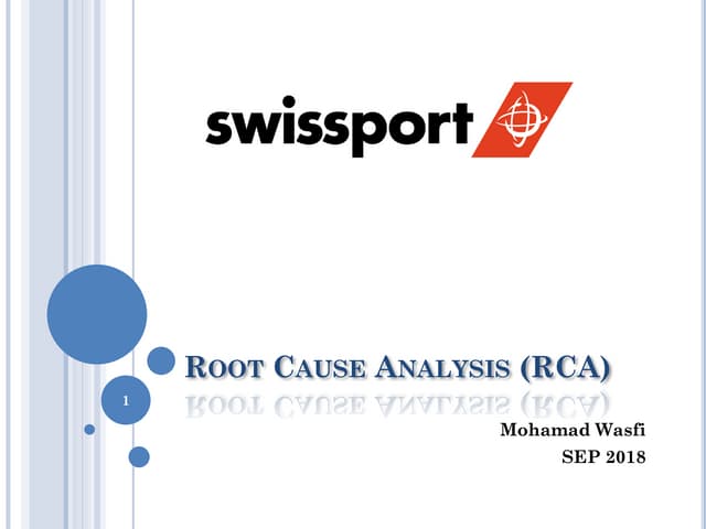 Root Cause Analysis and Corrective Actions | PPTX
