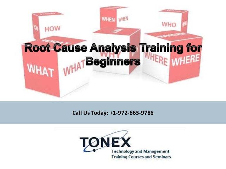 Root cause analysis training for beginners