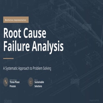 Root Cause Failure Analysis (RCFA) and its application | PPTX