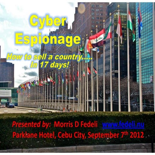 Economic espionage | PPTX