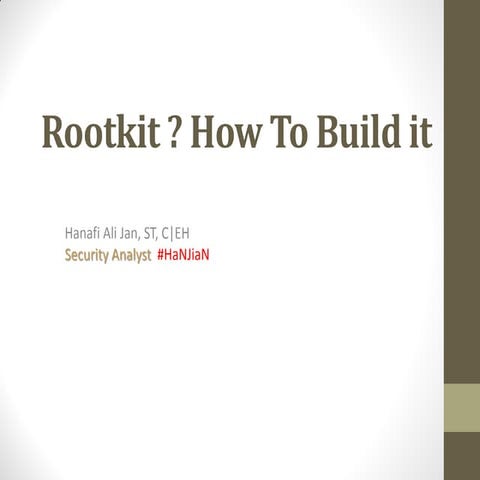 Root kit | PDF