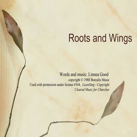 Roots and wings | PPS
