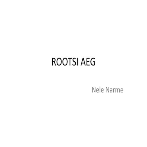 Rootsi aeg Eesti alal | PPT