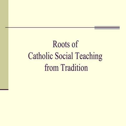 Roots of cst tradition | PPT