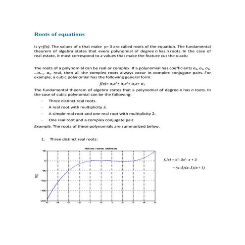 Roots of equations | PDF