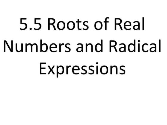 Rational Exponents | PPT | Physics | Science