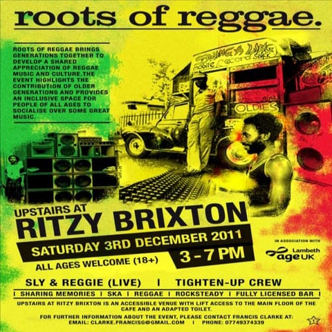 Roots of reggae - Presentation to London Intergnenerational Practice Network, March 2012 | PPTX