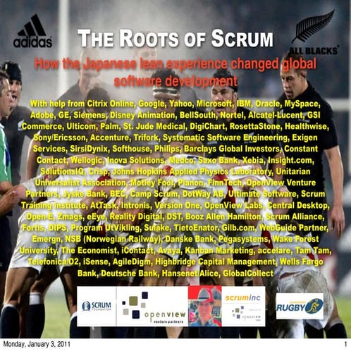 Roots of scrum 2011_Jeff Sutherland氏 | PDF